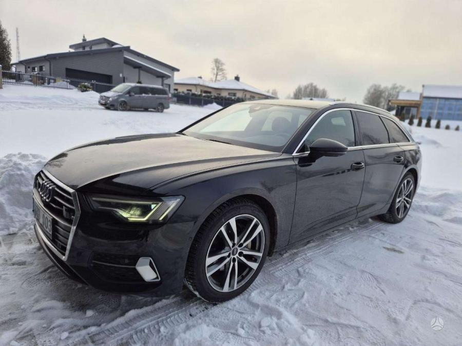 Black Audi A6 2020 in Vilnius, with an engine capacity of 1.98 L and mileage of 155 thousand km for 19000 €, photo 1 on AUTOMOTO.COM.LV