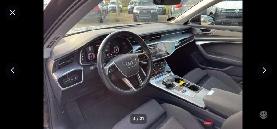 Black Audi A6 2020 in Klaipeda, with an engine capacity of 1.97 L and mileage of 273 thousand km for 18600 €, photo 3 on AUTOMOTO.COM.LV