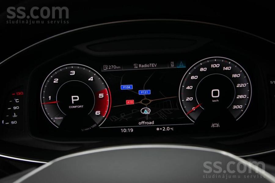 Melns Audi A6 2020 Tukums, ar dzinēja tilpumu 3.00 L un nobraukumu 198 tūkst. km par 24990 €, foto 33 vietnē AUTOMOTO.COM.LV
