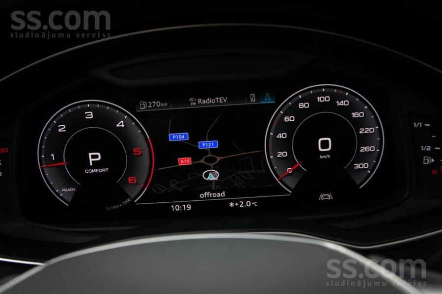 Melns Audi A6 2020 Tukums, ar dzinēja tilpumu 3.00 L un nobraukumu 198 tūkst. km par 24990 €, foto 34 vietnē AUTOMOTO.COM.LV