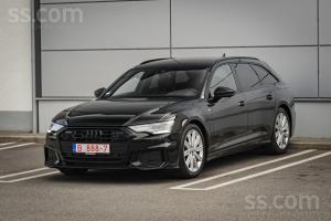Black Audi A6 2020 in Riga, with an engine capacity of 3.00 L and mileage of 159 thousand km for 23990 €, photo  on AUTOMOTO.COM.LV