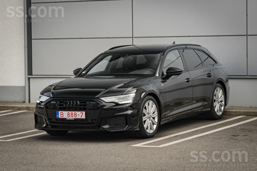 Black Audi A6 2020 in Riga, with an engine capacity of 3.00 L and mileage of 159 thousand km for 23990 €, photo 1 on AUTOMOTO.COM.LV