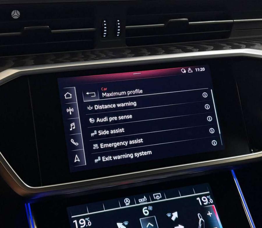 Melns Audi A6 2020 Marijampole, ar dzinēja tilpumu 1.97 L un nobraukumu 202 tūkst. km par 24750 €, foto 5 vietnē AUTOMOTO.COM.LV