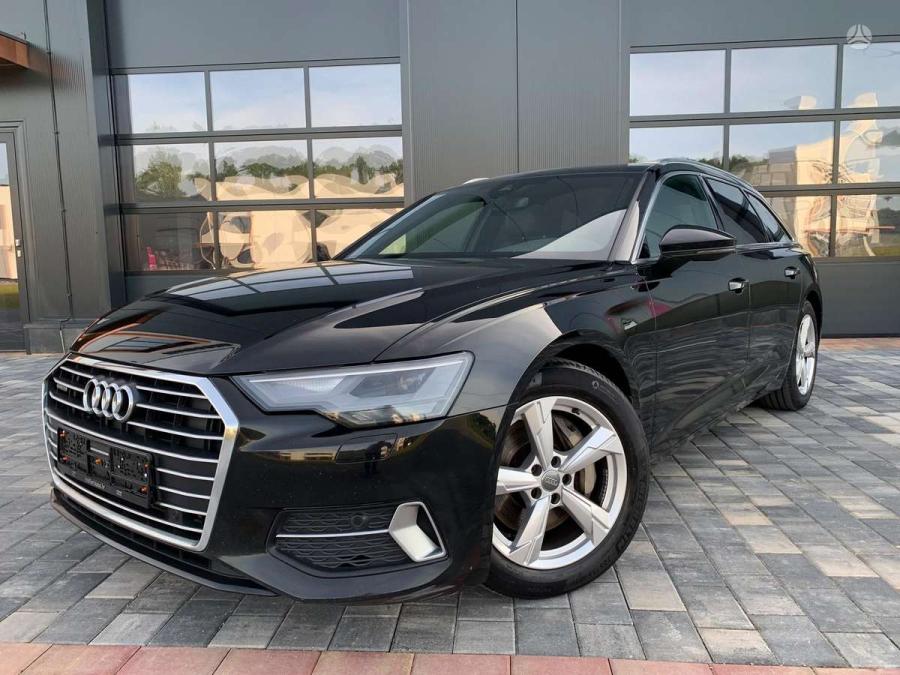 Black Audi A6 2020 in Riga, with an engine capacity of 2.97 L and mileage of 231 thousand km for 21999 €, photo 1 on AUTOMOTO.COM.LV