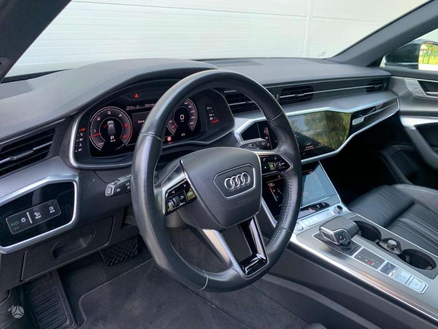 Black Audi A6 2020 in Riga, with an engine capacity of 2.97 L and mileage of 231 thousand km for 21999 €, photo 11 on AUTOMOTO.COM.LV