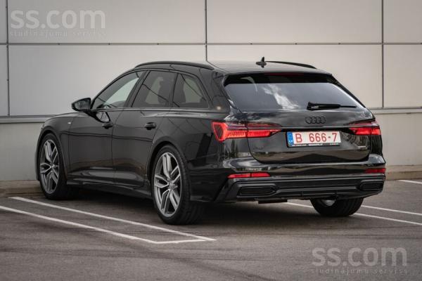 Black Audi A6 2020 in Riga, with an engine capacity of 3.00 L and mileage of 159 thousand km for 22990 €, photo 6 on AUTOMOTO.COM.LV