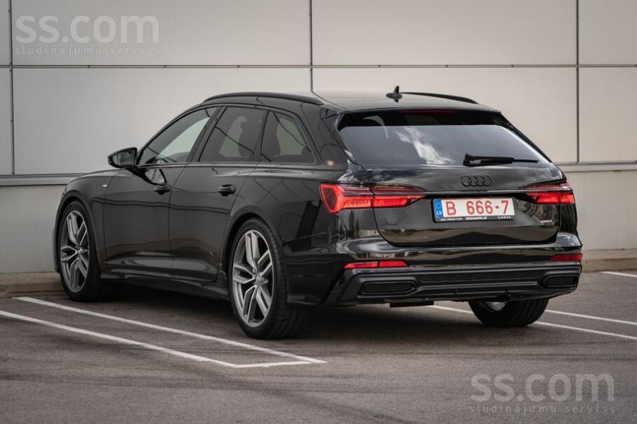 Black Audi A6 2020 in Riga, with an engine capacity of 3.00 L and mileage of 159 thousand km for 22990 €, photo 7 on AUTOMOTO.COM.LV