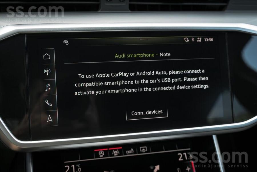 Black Audi A6 2020 in Riga, with an engine capacity of 3.00 L and mileage of 159 thousand km for 22990 €, photo 26 on AUTOMOTO.COM.LV