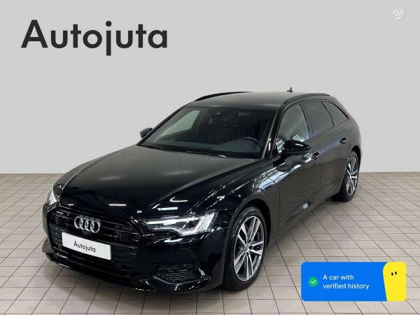 Black Audi A6 2020 in Kaunas, with an engine capacity of 2.97 L and mileage of 186 thousand km for 29500 €, photo 1 on AUTOMOTO.COM.LV
