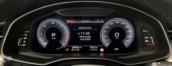 Black Audi A6 2020 in Kaunas, with an engine capacity of 2.97 L and mileage of 186 thousand km for 29500 €, photo 5 on AUTOMOTO.COM.LV