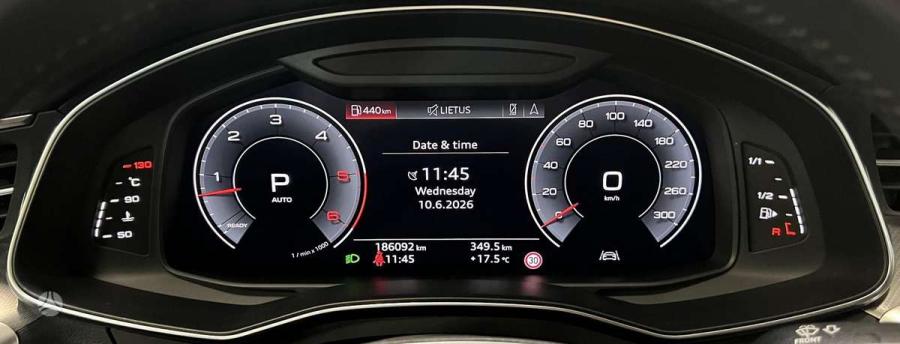 Черный Ауди А6 2020 в Каунас, объемом двигателя 2.97 л и пробегом 186 тыс. км за 29500 €, фото 6 на AUTOMOTO.COM.LV