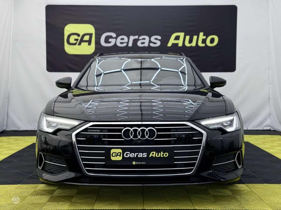Black Audi A6 2020 in Vilnius, with an engine capacity of 1.97 L and mileage of 222 thousand km for 21950 €, photo 3 on AUTOMOTO.COM.LV