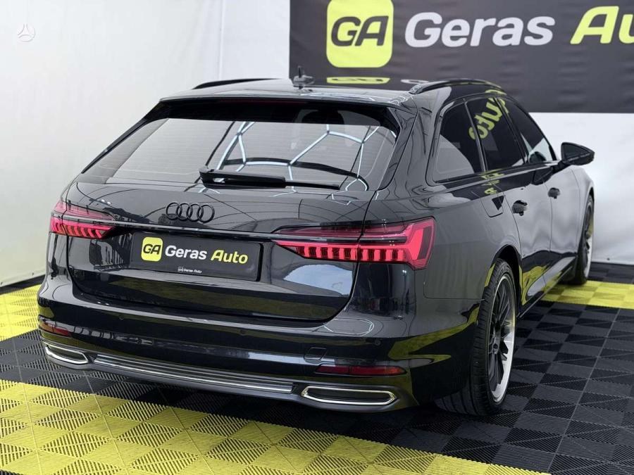 Black Audi A6 2020 in Vilnius, with an engine capacity of 1.97 L and mileage of 222 thousand km for 21950 €, photo 5 on AUTOMOTO.COM.LV