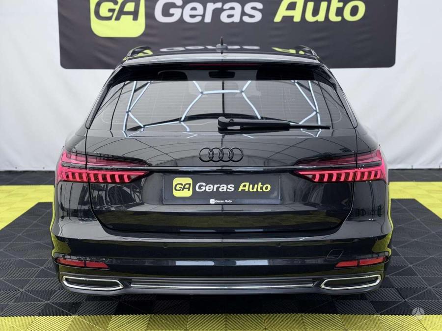Black Audi A6 2020 in Vilnius, with an engine capacity of 1.97 L and mileage of 222 thousand km for 21950 €, photo 6 on AUTOMOTO.COM.LV