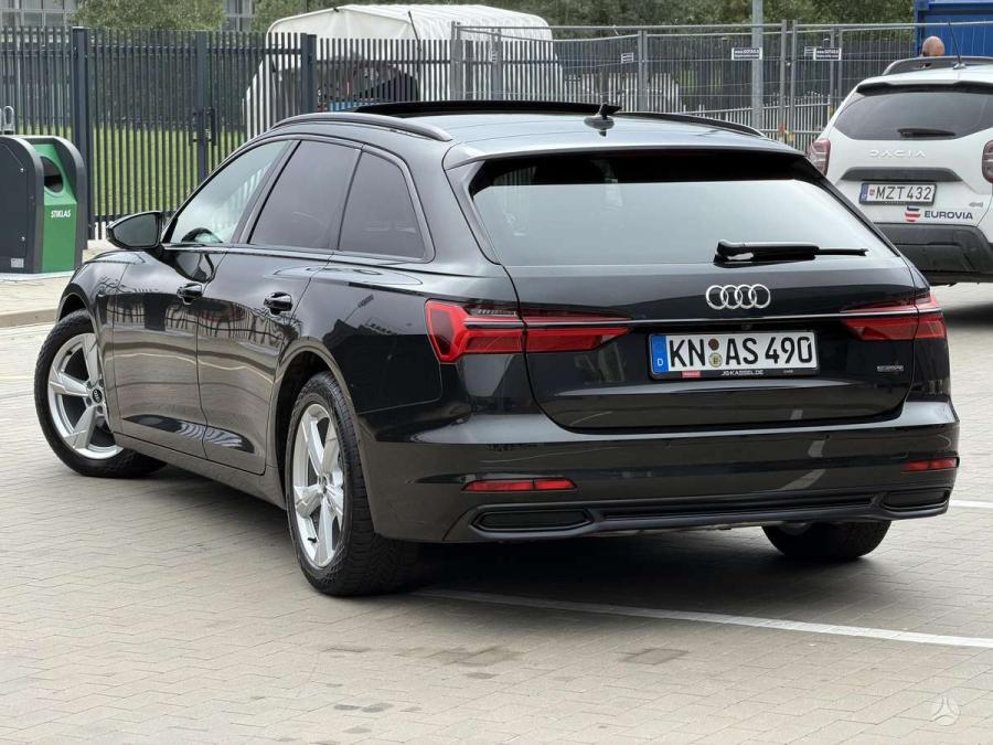 Black Audi A6 2020 in Jonava, with an engine capacity of 1.97 L and mileage of 270 thousand km for 22600 €, photo 6 on AUTOMOTO.COM.LV