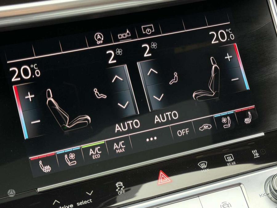 Black Audi A6 2020 in Jonava, with an engine capacity of 1.97 L and mileage of 270 thousand km for 22600 €, photo 27 on AUTOMOTO.COM.LV