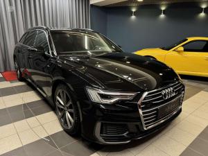 Black Audi A6 2021 in Riga, with an engine capacity of 1.98 L and mileage of 154 thousand km for 28900 €, photo 3 on AUTOMOTO.COM.LV