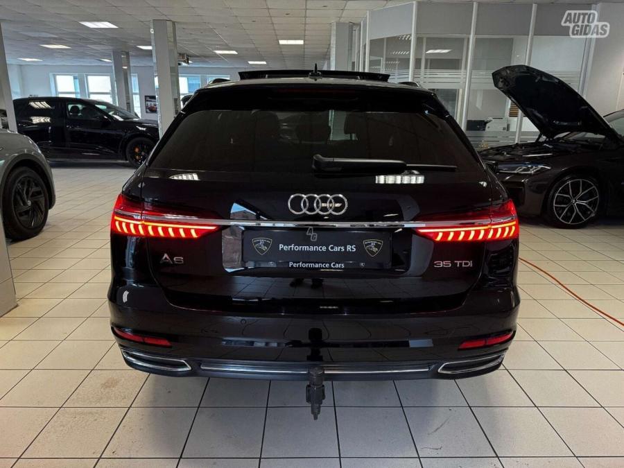 Black Audi A6 2021 in Kaunas, with an engine capacity of 2.00 L and mileage of 71 thousand km for 33209 €, photo 5 on AUTOMOTO.COM.LV