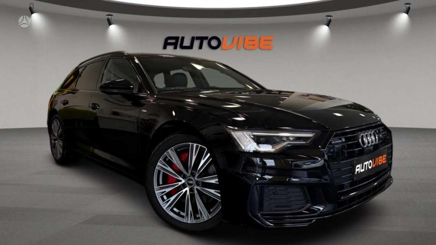Black Audi A6 2021 in Vilnius, with an engine capacity of 2.00 L and mileage of 111 thousand km for 34989 €, photo 3 on AUTOMOTO.COM.LV