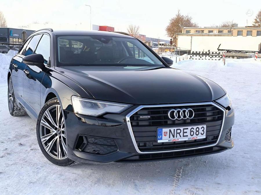 Black Audi A6 2021 in Siauliai, with an engine capacity of 1.97 L and mileage of 142 thousand km for 21499 €, photo 1 on AUTOMOTO.COM.LV