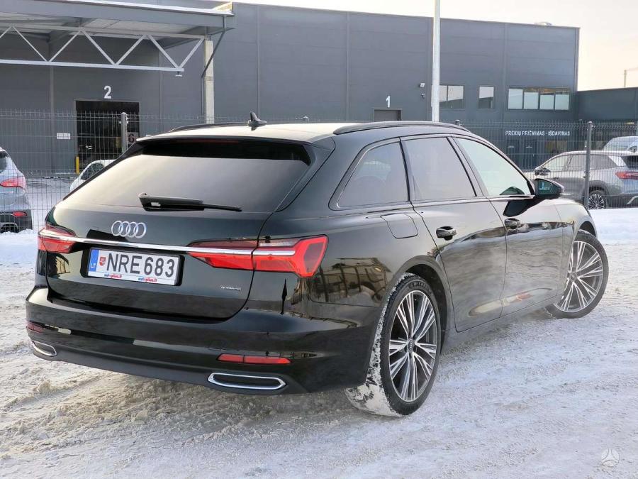 Black Audi A6 2021 in Siauliai, with an engine capacity of 1.97 L and mileage of 142 thousand km for 21499 €, photo 4 on AUTOMOTO.COM.LV