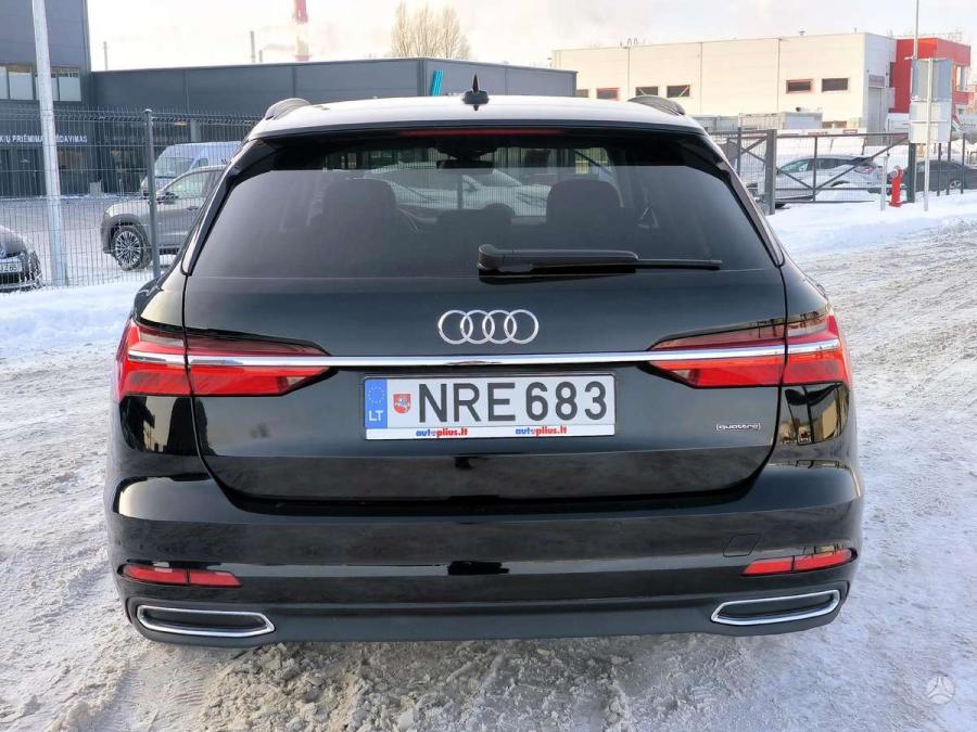 Black Audi A6 2021 in Siauliai, with an engine capacity of 1.97 L and mileage of 142 thousand km for 21499 €, photo 5 on AUTOMOTO.COM.LV