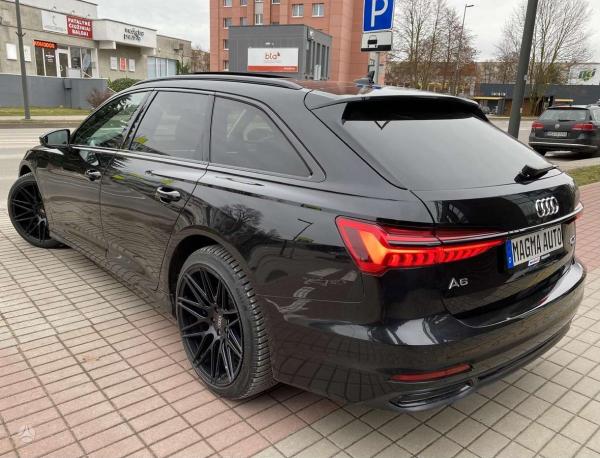 Black Audi A6 2021 in Marijampole, with an engine capacity of 2.97 L and mileage of 105 thousand km for 29999 €, photo 4 on AUTOMOTO.COM.LV