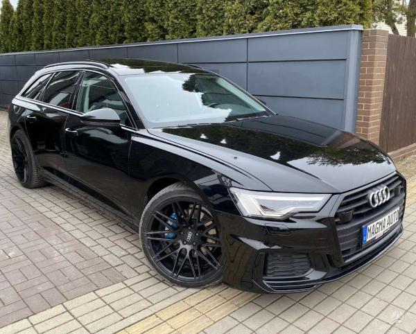 Black Audi A6 2021 in Marijampole, with an engine capacity of 2.97 L and mileage of 105 thousand km for 29999 €, photo 6 on AUTOMOTO.COM.LV