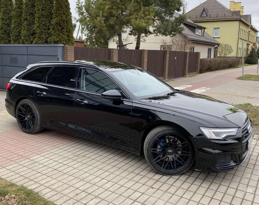 Black Audi A6 2021 in Marijampole, with an engine capacity of 2.97 L and mileage of 105 thousand km for 29999 €, photo 11 on AUTOMOTO.COM.LV