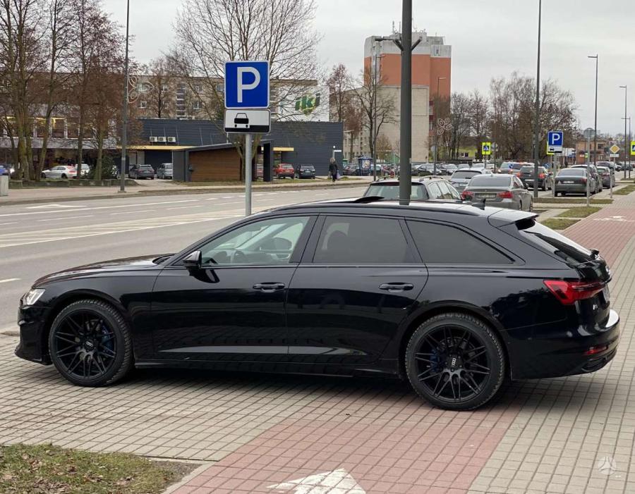 Black Audi A6 2021 in Marijampole, with an engine capacity of 2.97 L and mileage of 105 thousand km for 29999 €, photo 12 on AUTOMOTO.COM.LV