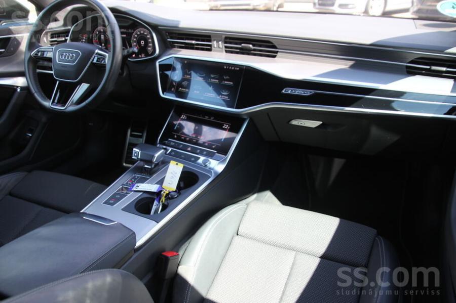 Black Audi A6 2021 in Tukums, with an engine capacity of 3.00 L and mileage of 296 thousand km for 20990 €, photo 6 on AUTOMOTO.COM.LV