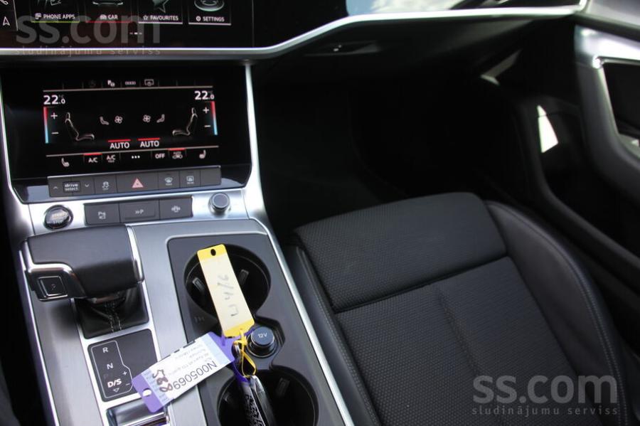 Black Audi A6 2021 in Tukums, with an engine capacity of 3.00 L and mileage of 296 thousand km for 20990 €, photo 23 on AUTOMOTO.COM.LV