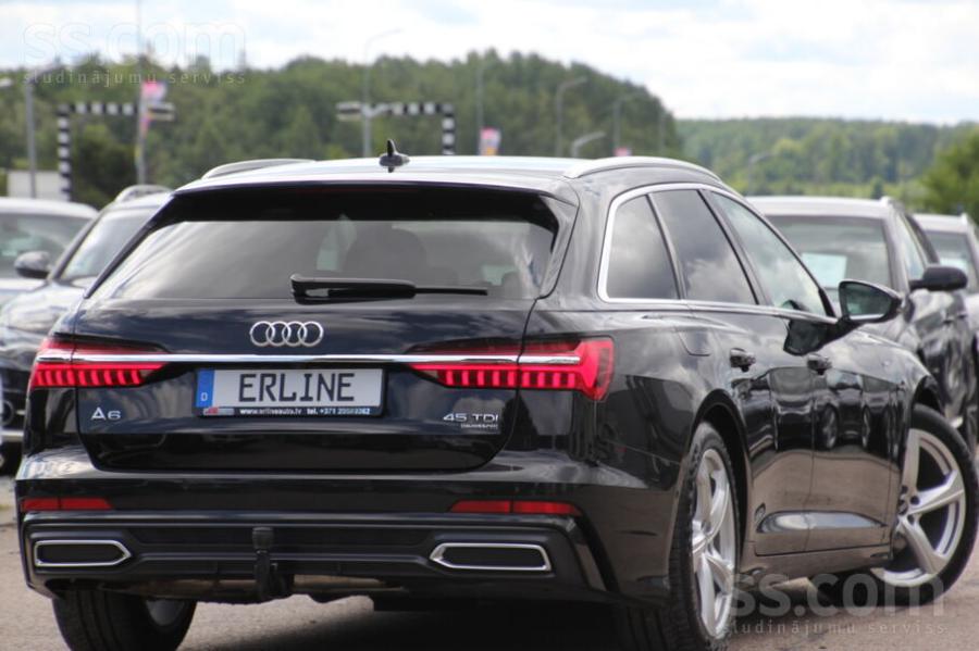 Black Audi A6 2021 in Tukums, with an engine capacity of 3.00 L and mileage of 296 thousand km for 20990 €, photo 30 on AUTOMOTO.COM.LV