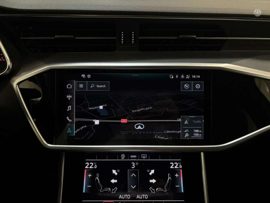 Черный Ауди А6 2021 в Вильнюс, объемом двигателя 1.97 л и пробегом 200 тыс. км за 21490 €, фото 25 на AUTOMOTO.COM.LV