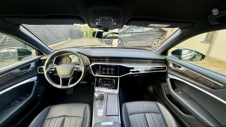 Black Audi A6 2021 in Vilnius, with an engine capacity of 1.97 L and mileage of 139 thousand km for 25290 €, photo 8 on AUTOMOTO.COM.LV
