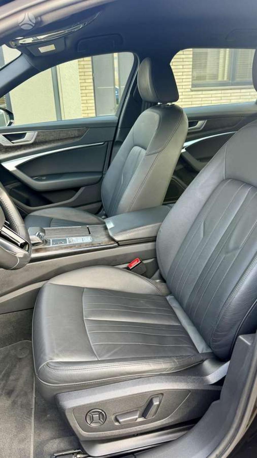 Black Audi A6 2021 in Vilnius, with an engine capacity of 1.97 L and mileage of 139 thousand km for 25290 €, photo 10 on AUTOMOTO.COM.LV