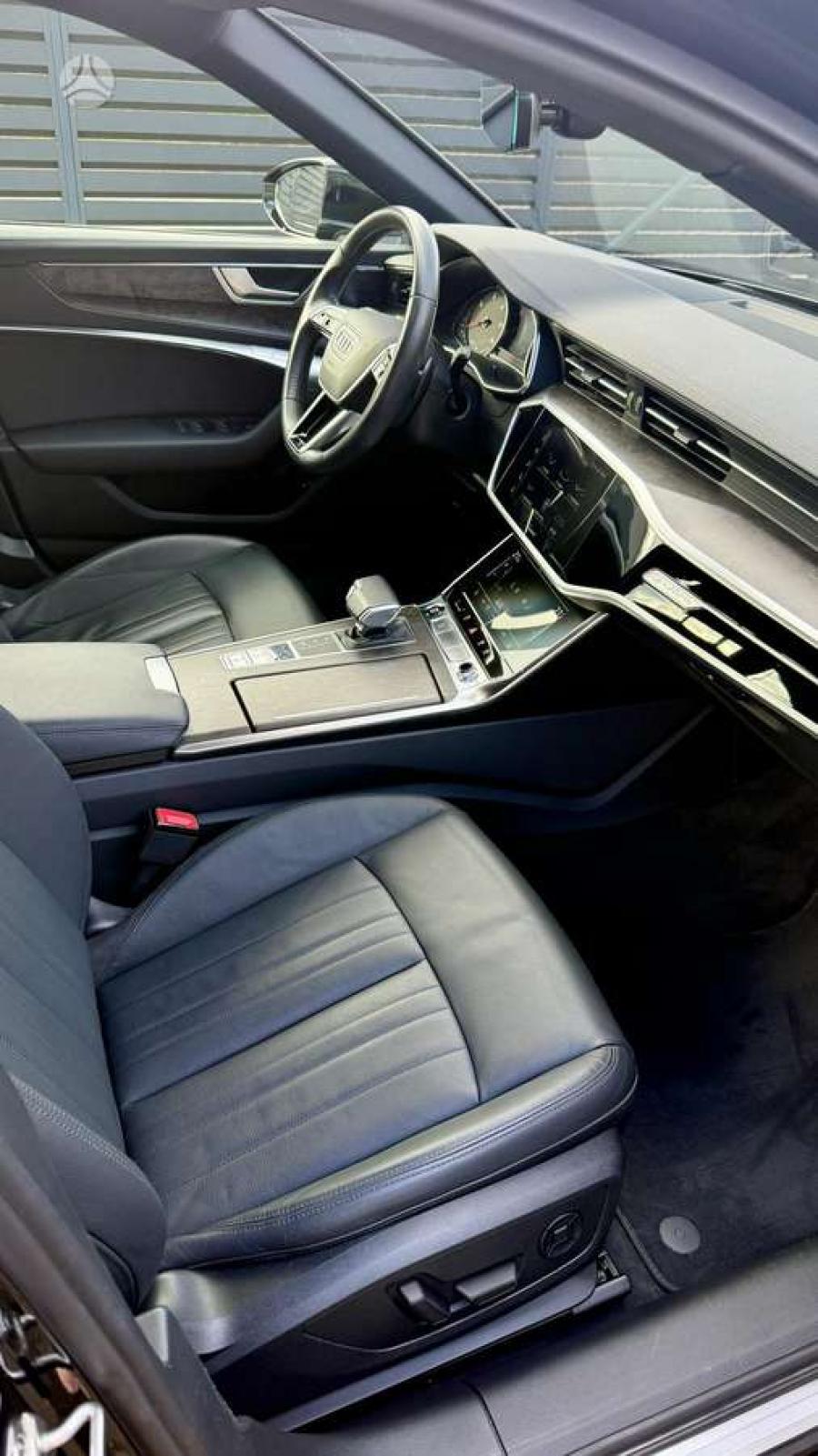 Black Audi A6 2021 in Vilnius, with an engine capacity of 1.97 L and mileage of 139 thousand km for 25290 €, photo 11 on AUTOMOTO.COM.LV