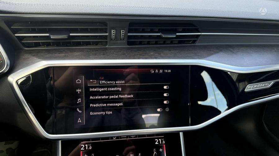 Black Audi A6 2021 in Vilnius, with an engine capacity of 1.97 L and mileage of 139 thousand km for 25290 €, photo 21 on AUTOMOTO.COM.LV