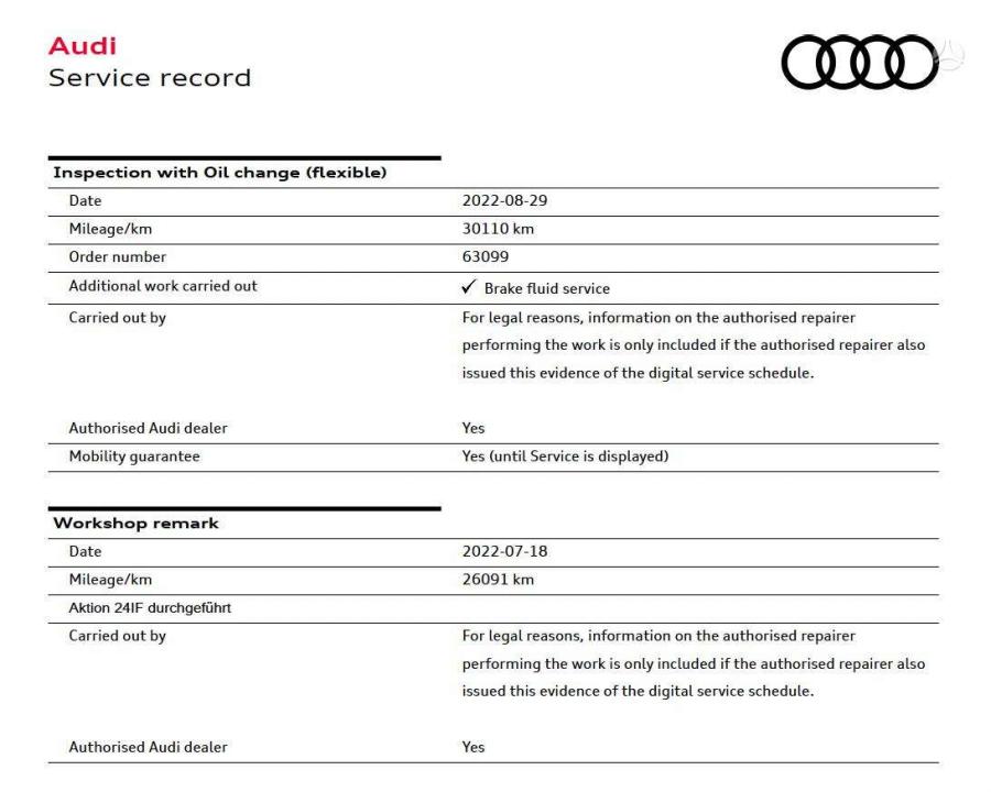Black Audi A6 2021 in Vilnius, with an engine capacity of 1.97 L and mileage of 139 thousand km for 25290 €, photo 32 on AUTOMOTO.COM.LV
