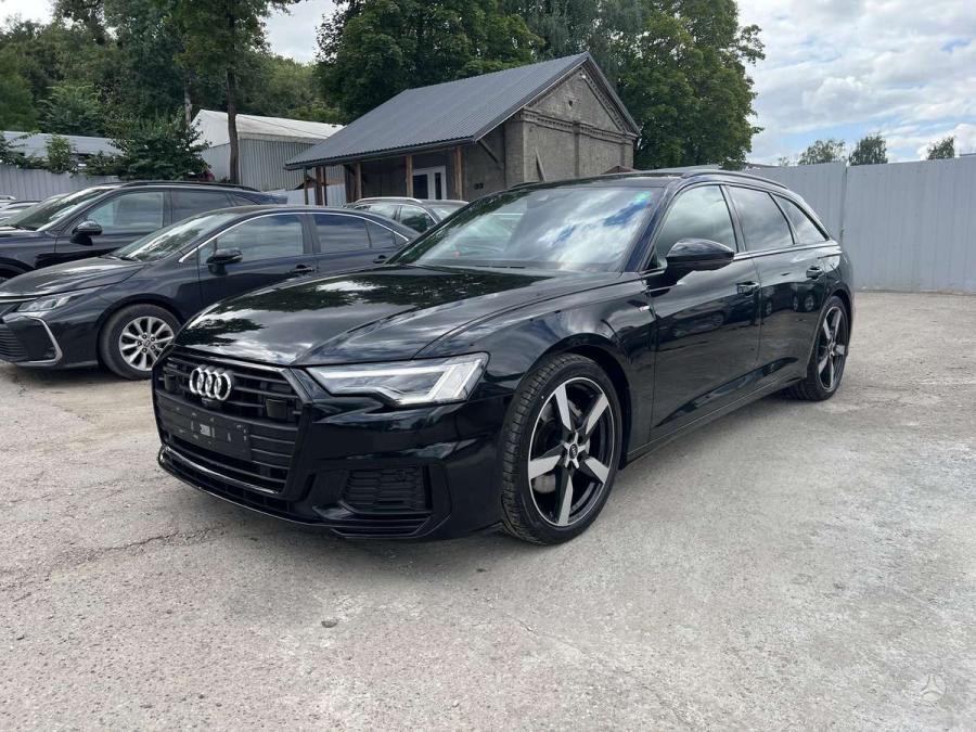 Melns Audi A6 2021 Kauņa, ar dzinēja tilpumu 2.97 L un nobraukumu 66 tūkst. km par 22900 €, foto 1 vietnē AUTOMOTO.COM.LV