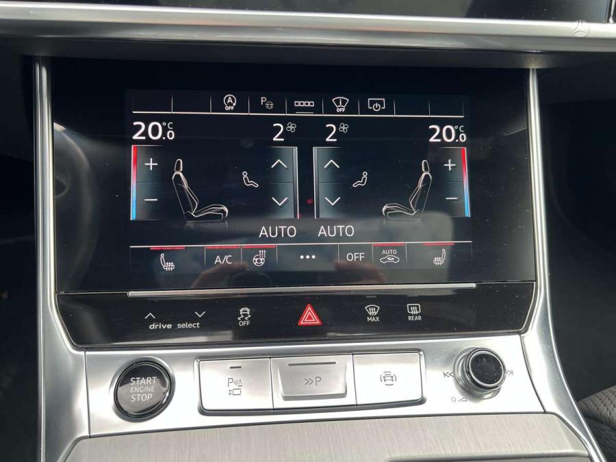Melns Audi A6 2021 Kauņa, ar dzinēja tilpumu 2.97 L un nobraukumu 66 tūkst. km par 22900 €, foto 31 vietnē AUTOMOTO.COM.LV