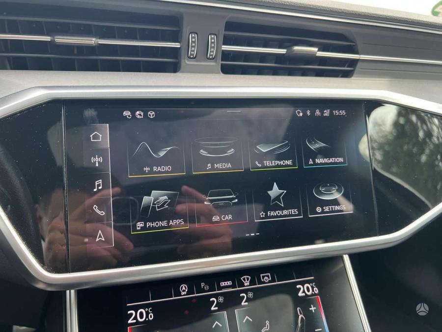 Melns Audi A6 2021 Kauņa, ar dzinēja tilpumu 2.97 L un nobraukumu 66 tūkst. km par 22900 €, foto 34 vietnē AUTOMOTO.COM.LV