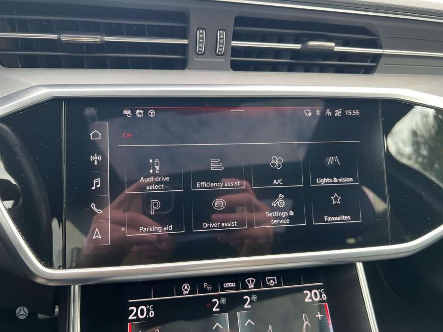 Melns Audi A6 2021 Kauņa, ar dzinēja tilpumu 2.97 L un nobraukumu 66 tūkst. km par 22900 €, foto 35 vietnē AUTOMOTO.COM.LV
