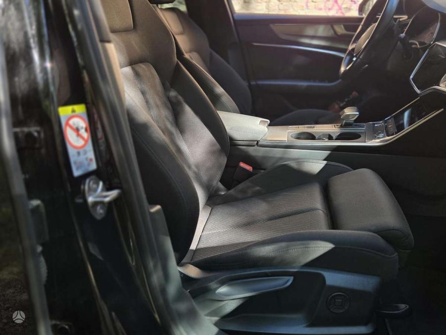 Black Audi A6 2021 in Vilnius, with an engine capacity of 1.97 L and mileage of 148 thousand km for 18700 €, photo 11 on AUTOMOTO.COM.LV