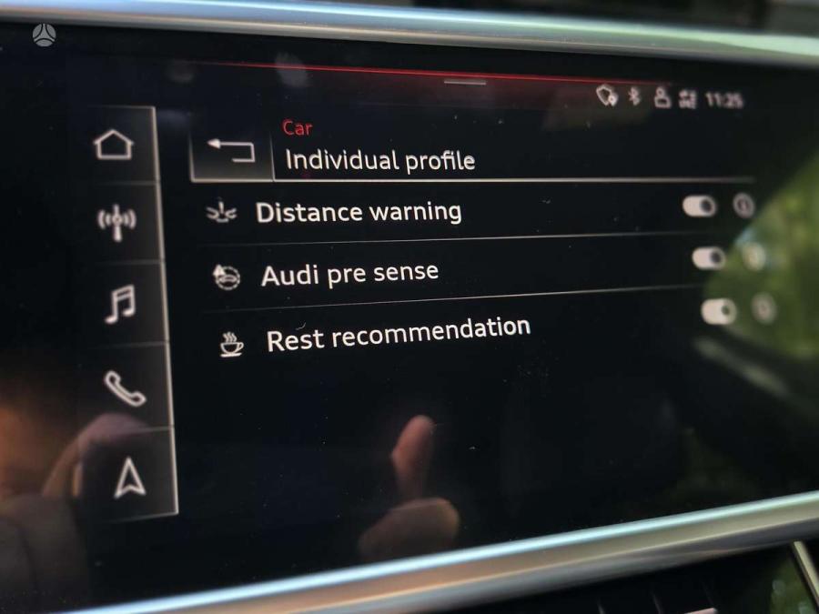 Black Audi A6 2021 in Vilnius, with an engine capacity of 1.97 L and mileage of 148 thousand km for 18700 €, photo 15 on AUTOMOTO.COM.LV