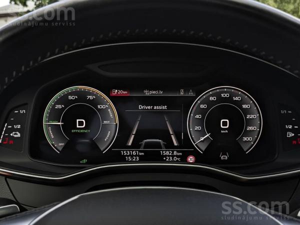 Black Audi A6 2021 in Tukums, with an engine capacity of 2.00 L and mileage of 154 thousand km for 27700 €, photo 10 on AUTOMOTO.COM.LV