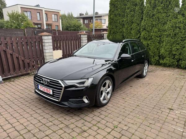 Black Audi A6 2021 in Vilnius, with an engine capacity of 2.97 L and mileage of 267 thousand km for 21500 €, photo 1 on AUTOMOTO.COM.LV