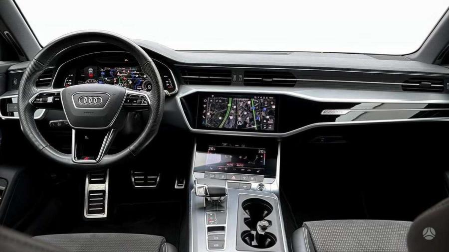 Melns Audi A6 2021 Viļņa, ar dzinēja tilpumu 1.98 L un nobraukumu 72 tūkst. km par 37900 €, foto 8 vietnē AUTOMOTO.COM.LV