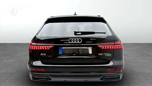 Black Audi A6 2021 in Vilnius, with an engine capacity of 1.98 L and mileage of 72 thousand km for 37900 €, photo 5 on AUTOMOTO.COM.LV