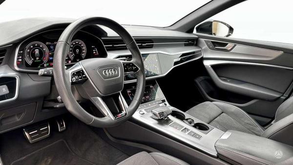 Black Audi A6 2021 in Vilnius, with an engine capacity of 1.98 L and mileage of 72 thousand km for 37900 €, photo 9 on AUTOMOTO.COM.LV